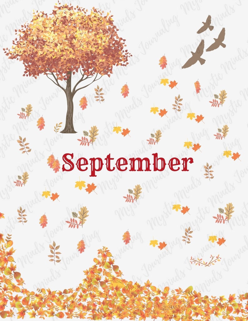 Bullet Journal- Fall Themed Title Page - Etsy