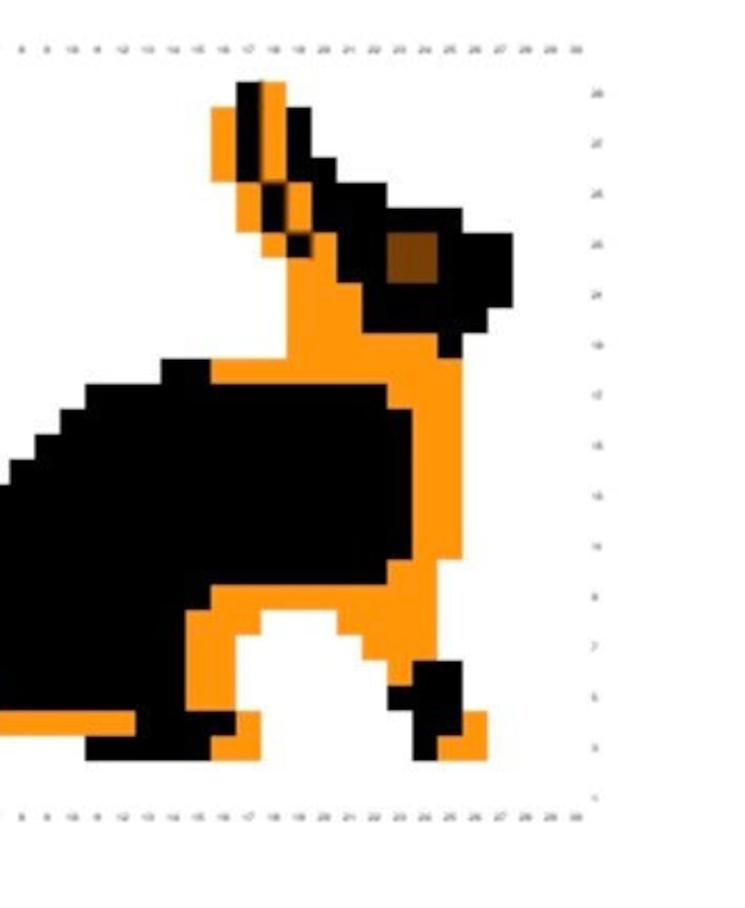 Tan Rabbit Graph - Etsy