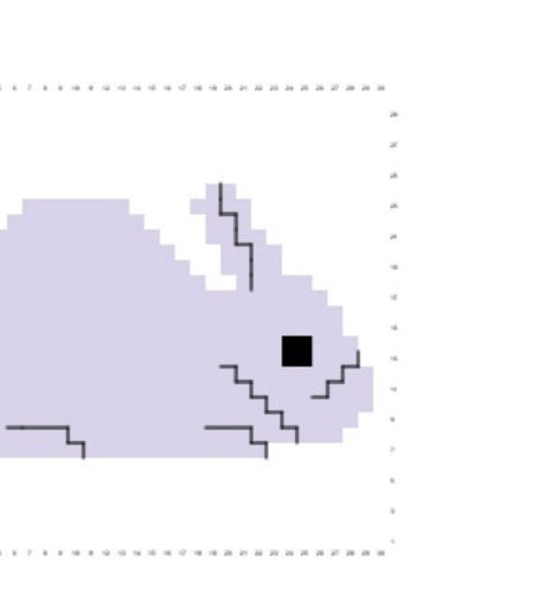 Lilac Rabbit Graph - Etsy