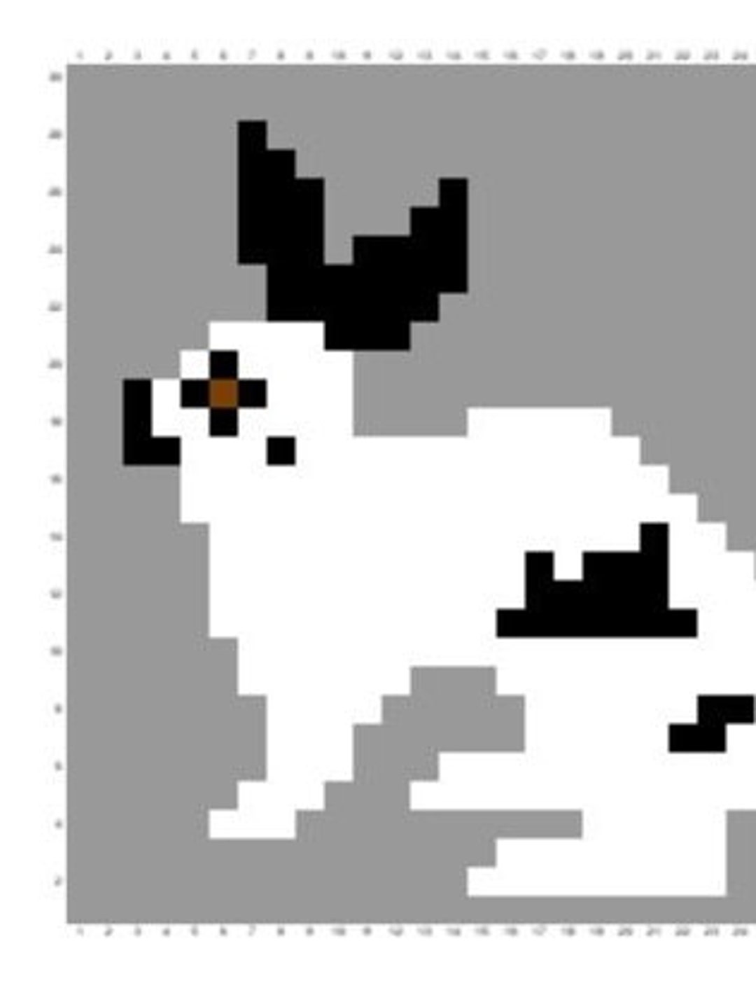 Checkered Giant Rabbit Graph - Etsy