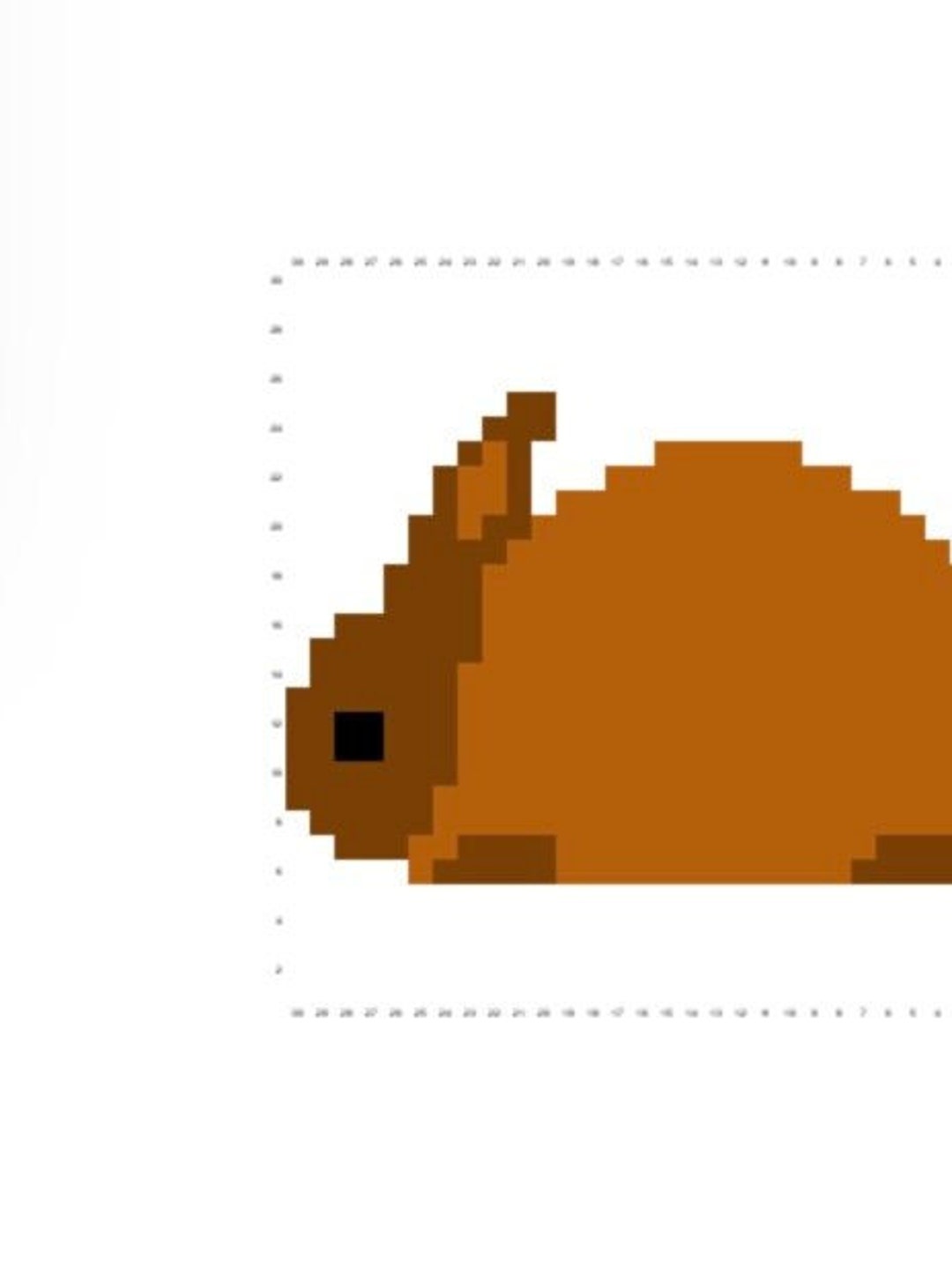 American Sable Rabbit Crochet Graph - Etsy