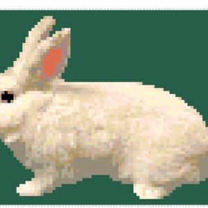 Czech Frosty Rabbit Cross Stitch Graph - Etsy