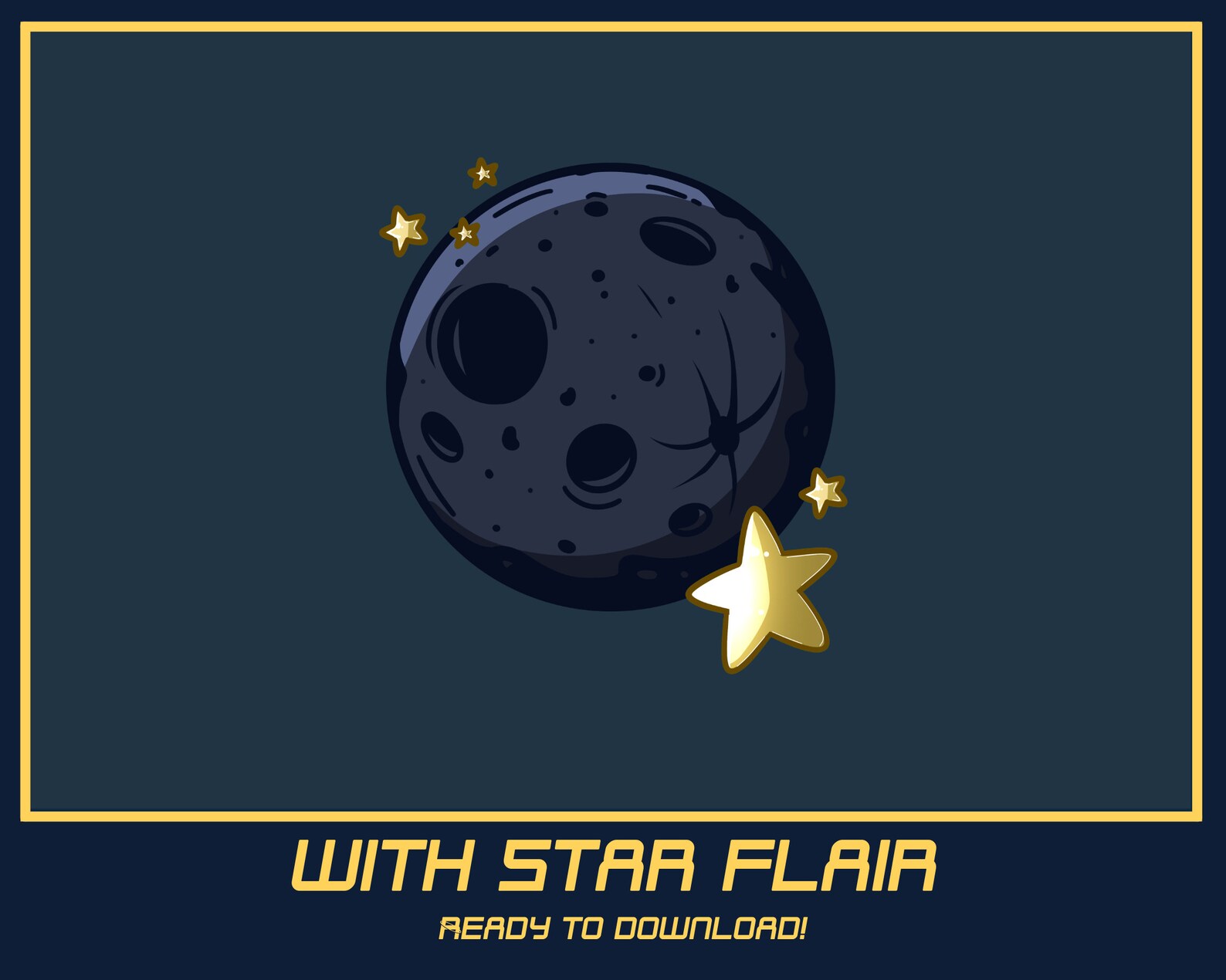 Cute Moon Cycle Twitch Sub Bit Badge Emotes - Etsy