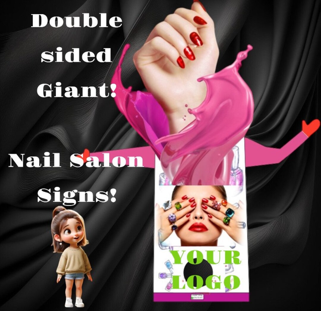 Eye-catching Waving Inflatable for Nail Salons - Fully Customizable ...