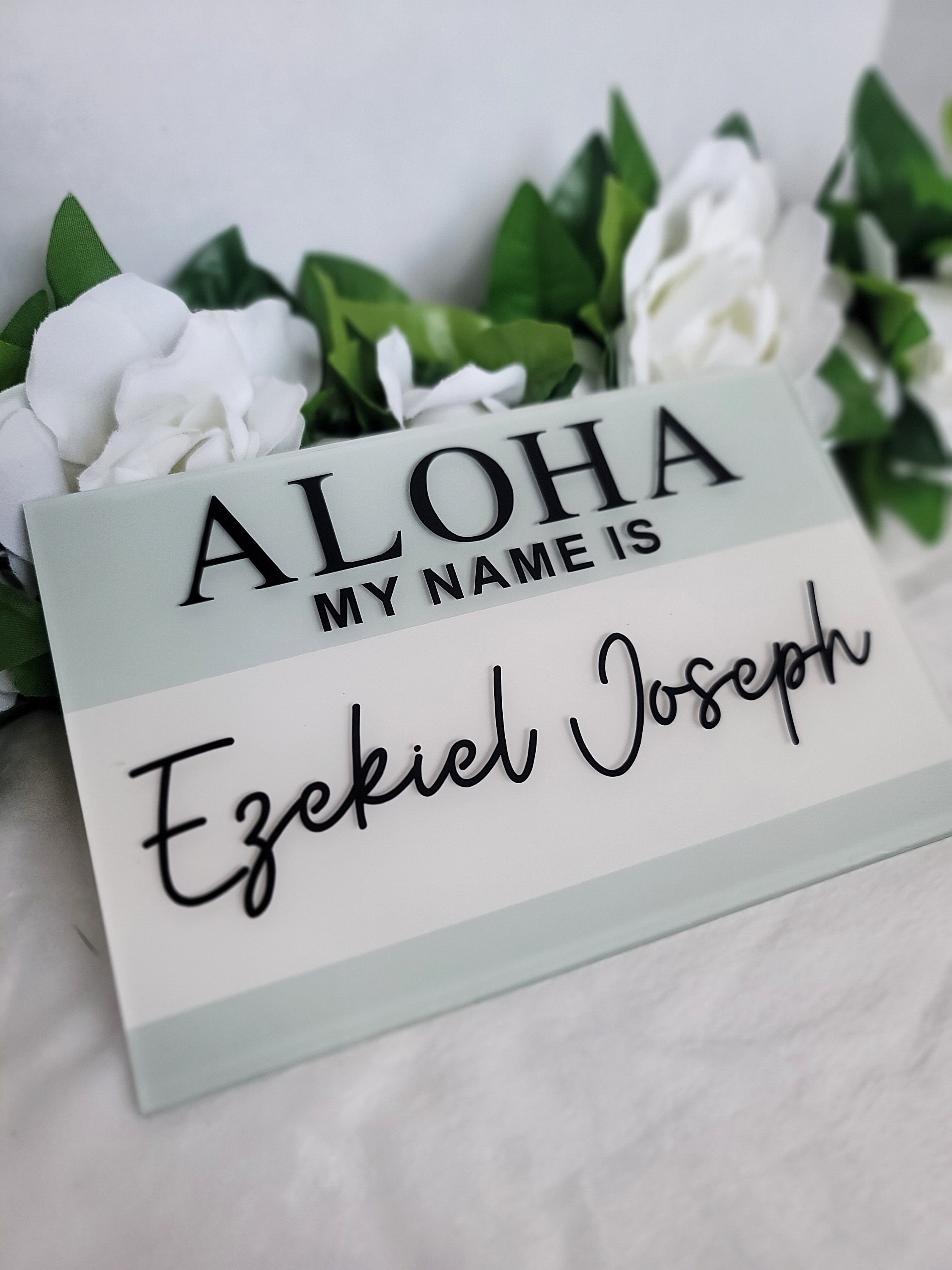 Hawaiian Personalized Name Signs - Etsy