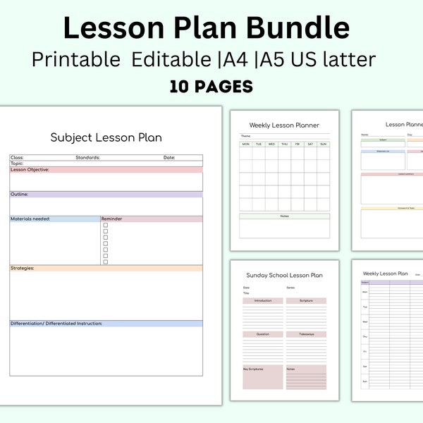 Lesson Plans - Etsy