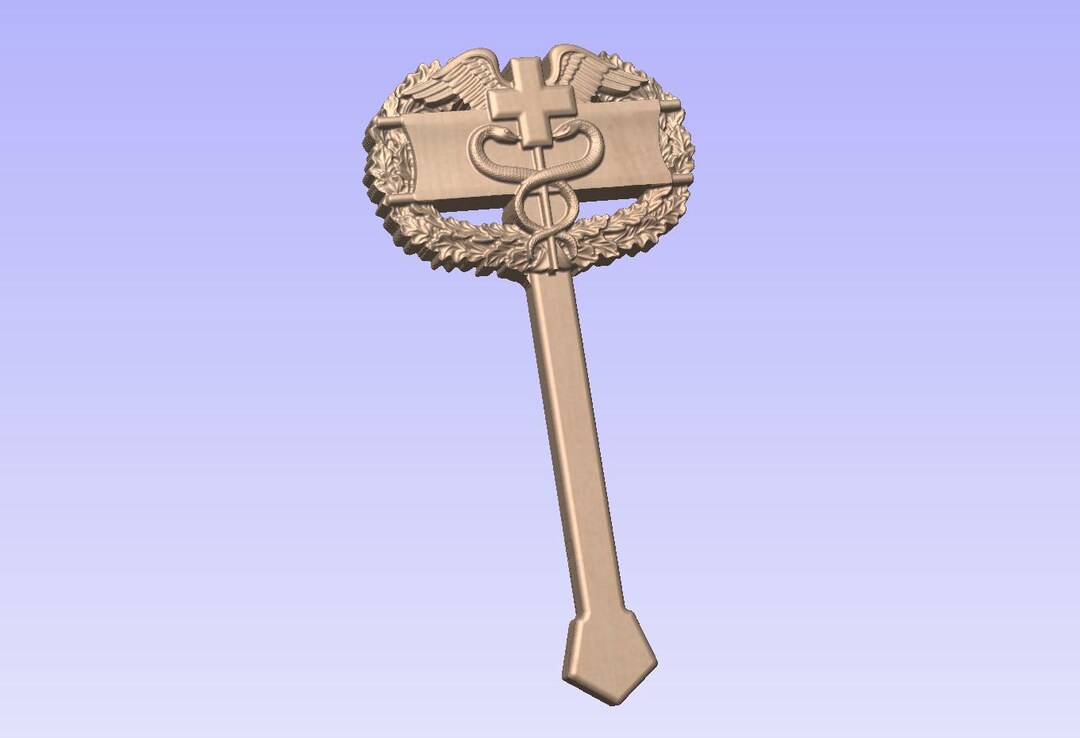 Army Combat Medic Scepter – Handcrafted Teak Wood Display Piece ...