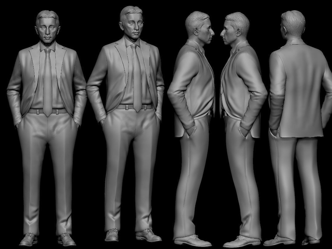 Admiral Hyman G. Rickover With Hands in Pocket STL, Rickover, Father of ...