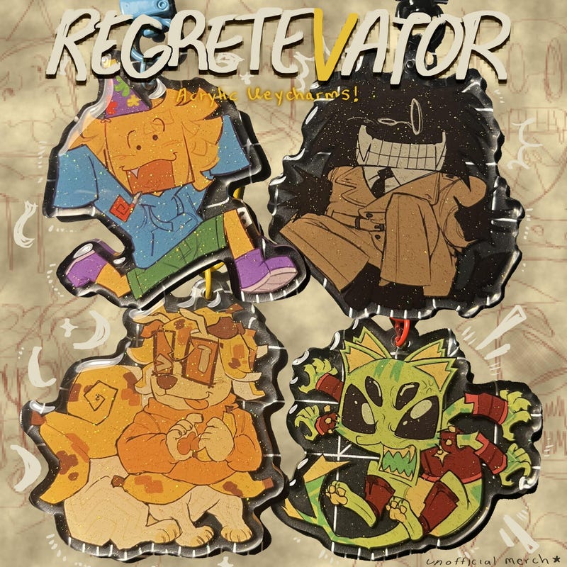 Regretevator Stickers - Etsy