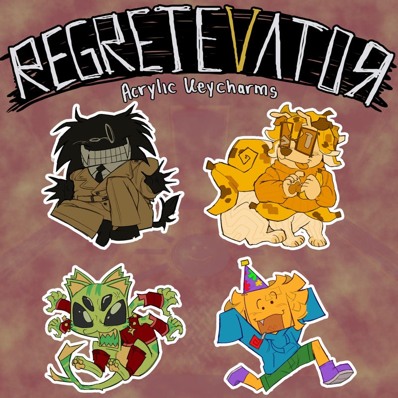 Regretevator Plush - Etsy