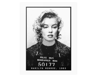 Mugshot Marilyn Monroe - Etsy