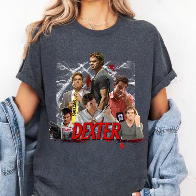 Dexter Middle Finger Shirt - Etsy