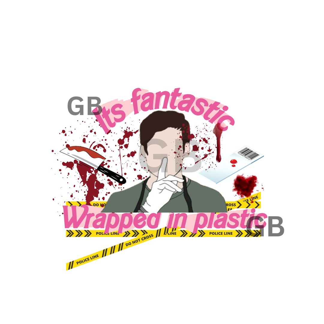 Dexter Morgan It's Fantastic Wrapped in Plastic Barbie Inspired PNG ...