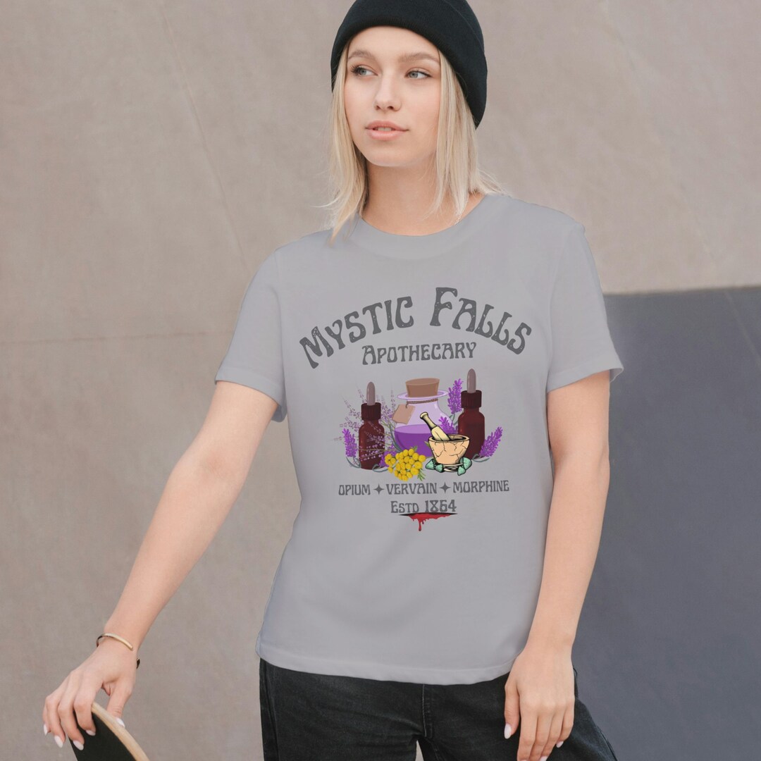 Mystic Falls Apothecary Tee Shirt New 2024,TVD, the Vampire Diaries ...