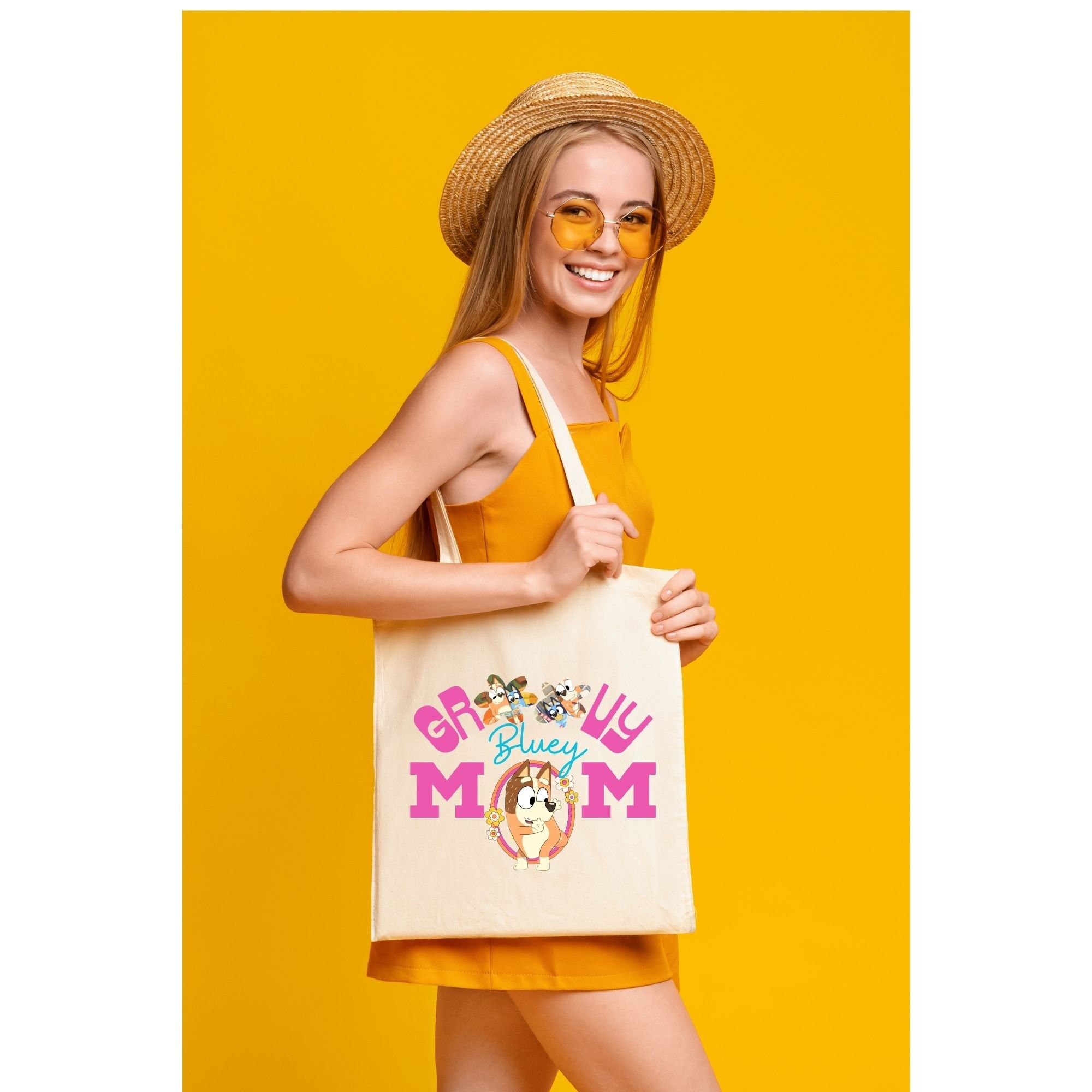 Groovy Bluey Mom Mama ,chilli , Popular Childrens Show , Fan Art PNG ...