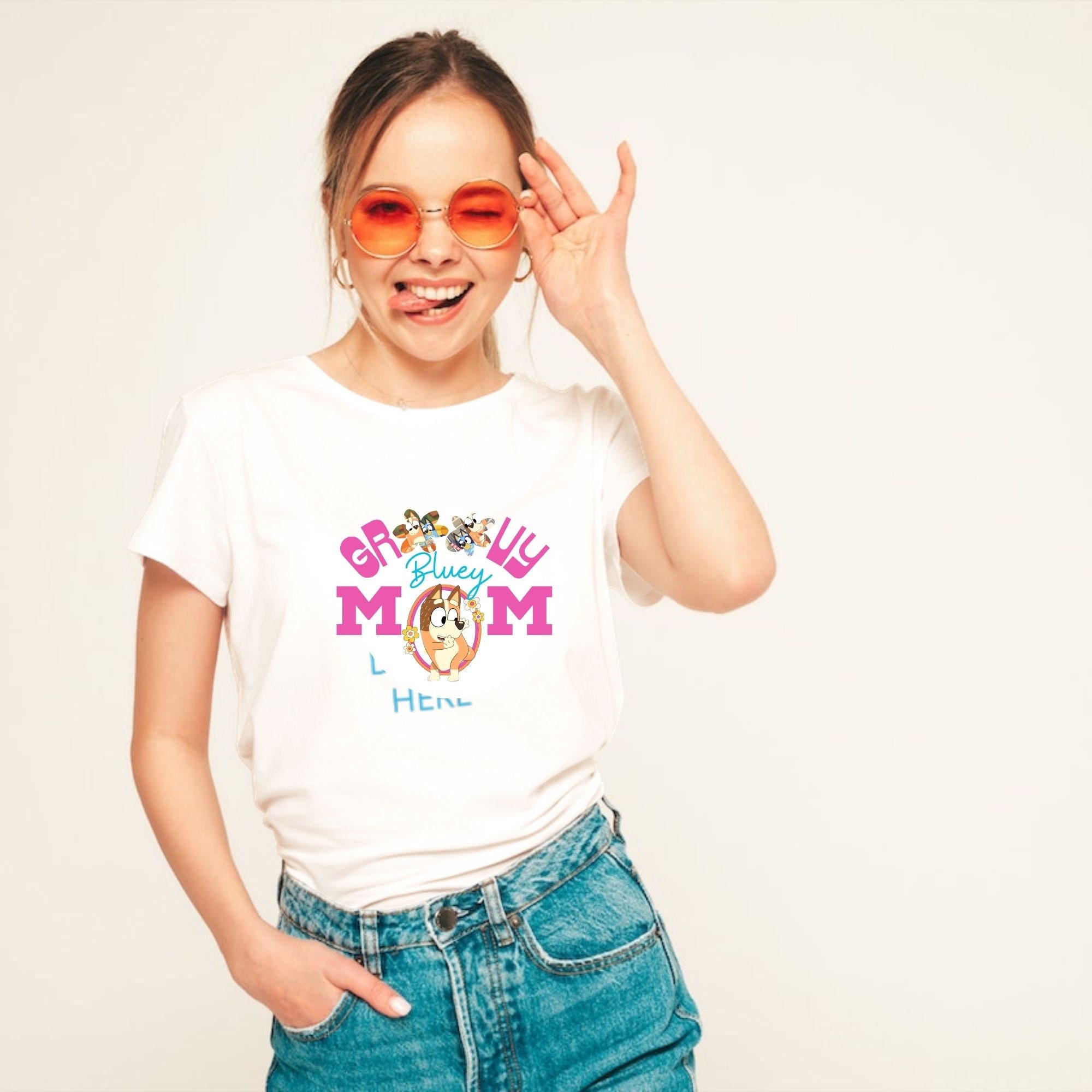 Groovy Bluey Mom Mama ,chilli , Popular Childrens Show , Fan Art PNG ...