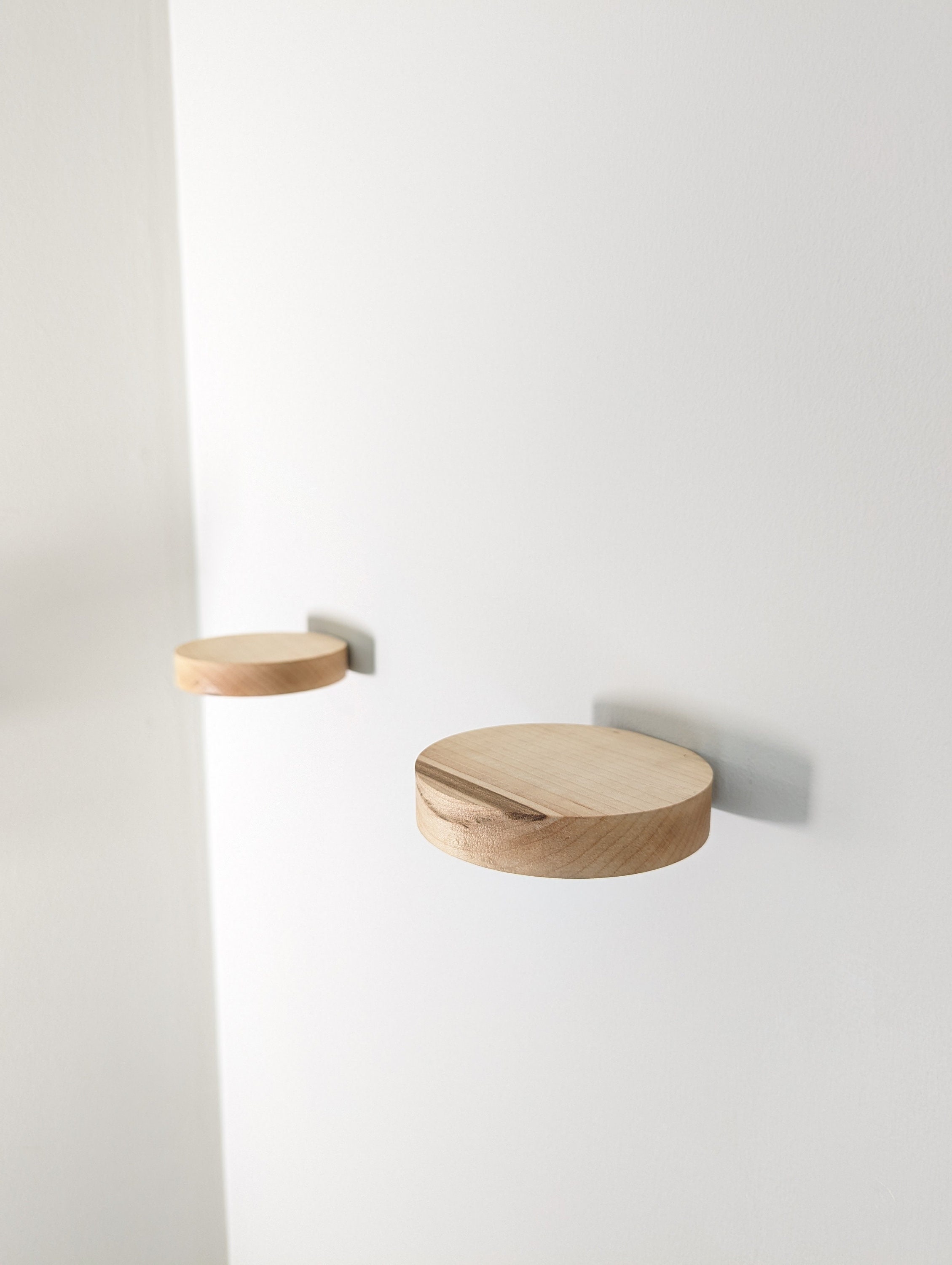 Handcrafted Maple Floating Shelf: Minimalist Wall Decor - Etsy