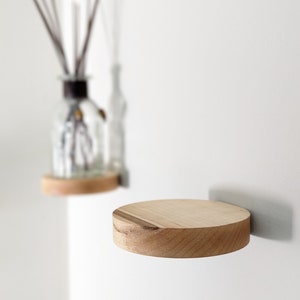 Modern Floating Shelf | Wood Wall Mounted Display Shelf | Minimalist ...