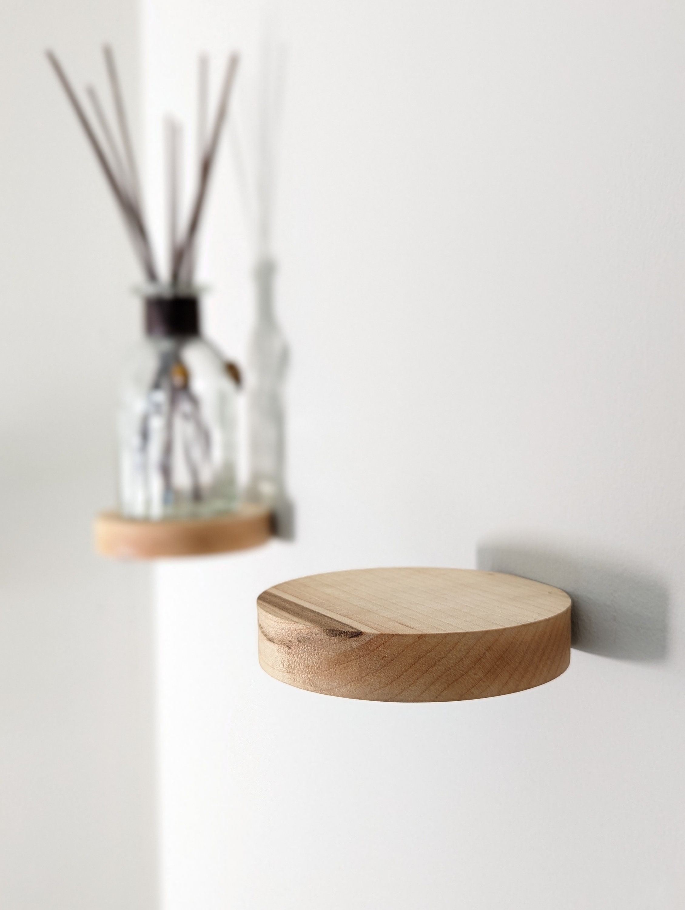 Handcrafted Maple Floating Shelf: Minimalist Wall Decor - Etsy