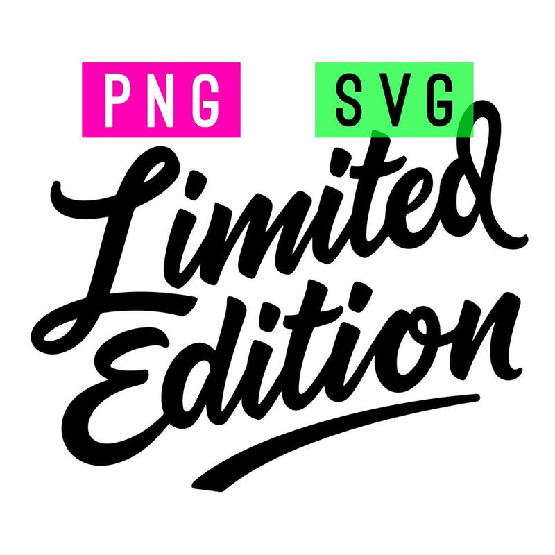 Limited Edition Svg - Etsy
