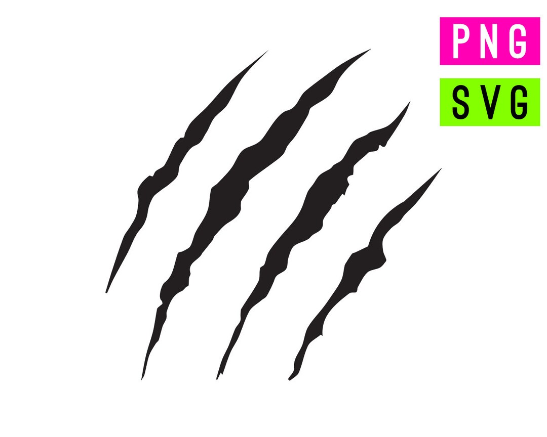 Claw Marks PNG + SVG | Artpush - Etsy