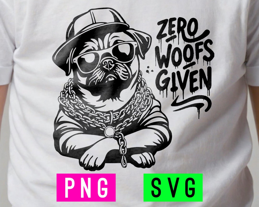 Zero Woofs Given SVG + PNG | Artpush - Etsy