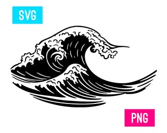 Ocean Wave Beach Sea Shoreline Surf Instant Download Digital File Clip ...