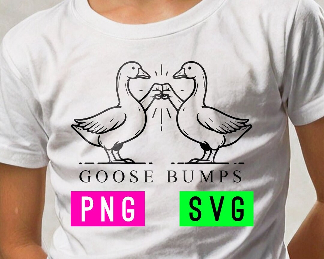 Goose Bumps SVG + PNG | Artpush - Etsy