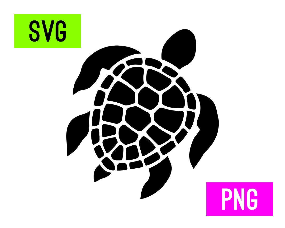 Sea Turtle PNG SVG Artpush - Etsy