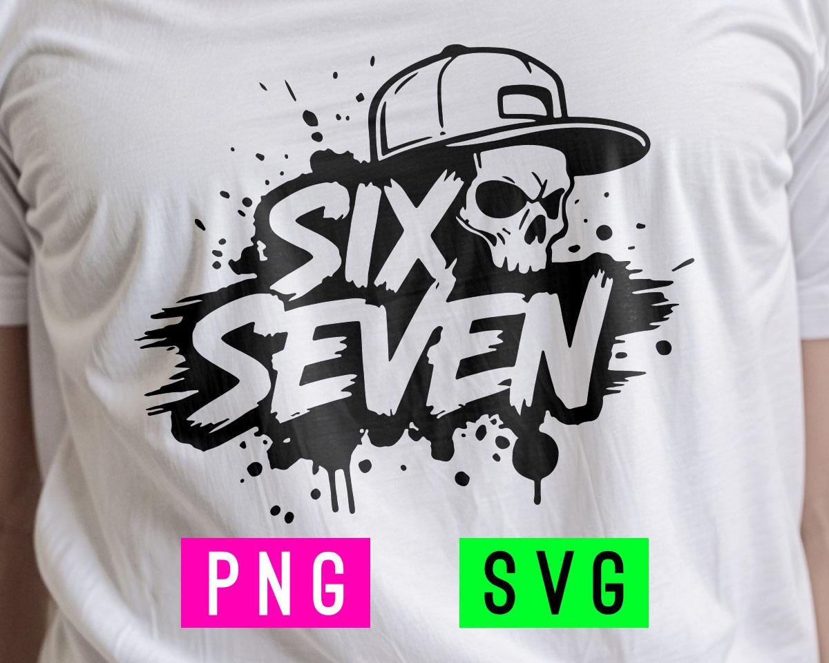 Six Seven Bundle (7 Designs) SVG + PNG | Artpush - Etsy