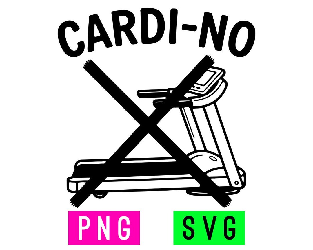 Cardi-no (black/white) SVG + PNG | Artpush - Etsy