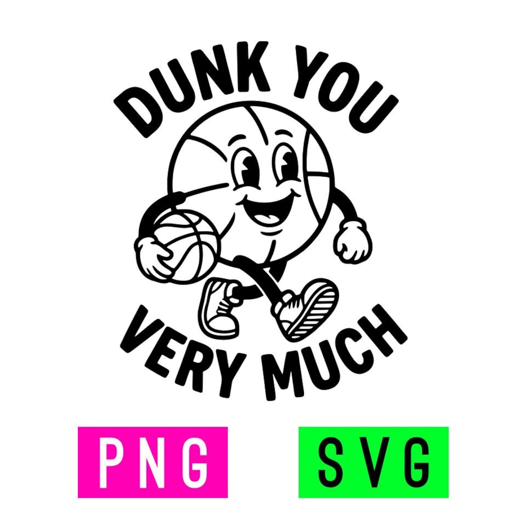 Dunk You (black/white) PNG + SVG | Artpush - Etsy