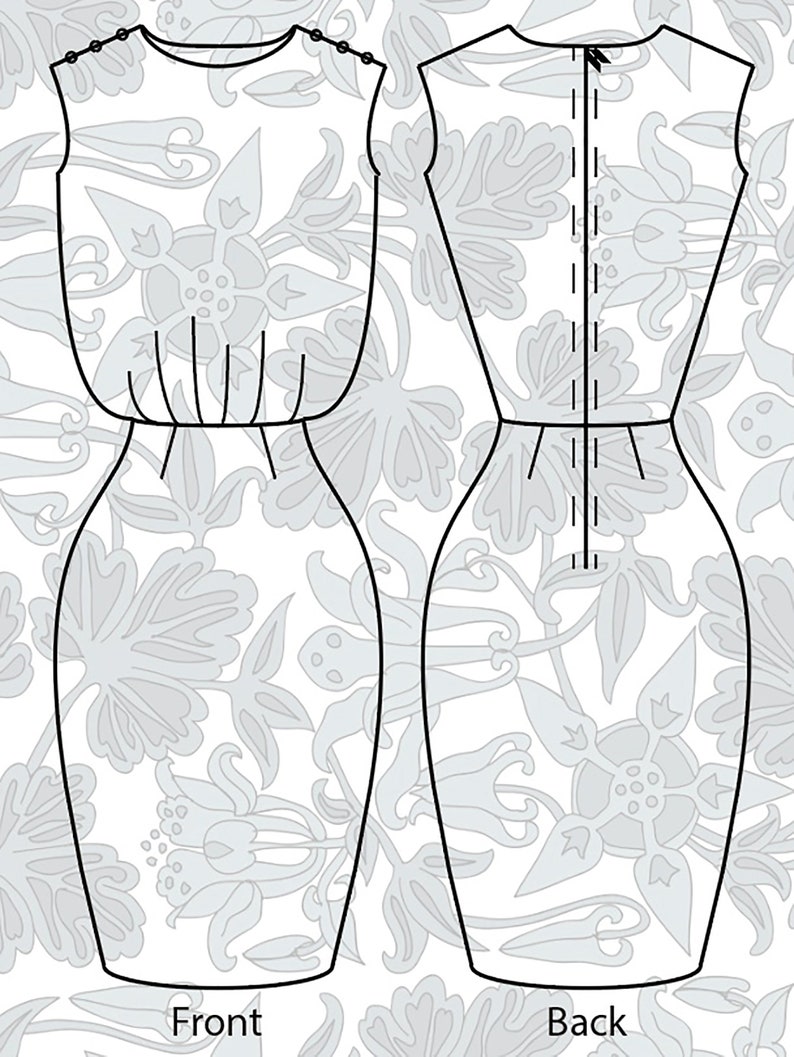 PDF Pattern Silk Draped Dress for Fashion Royalty FR2 Doll no - Etsy
