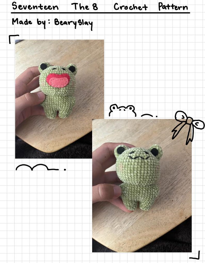 Crochet Seventeen The8 - Frog - Kpop Plushies !!PATTERN ONLY!! - Etsy