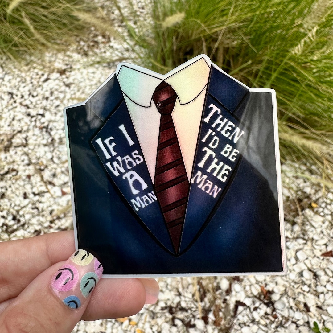 The Man Suit Sticker - Etsy