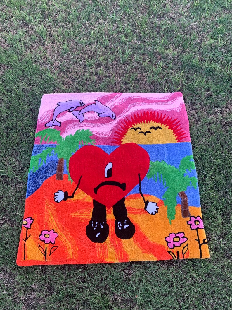 Bad Bunny UVST Rug - Etsy
