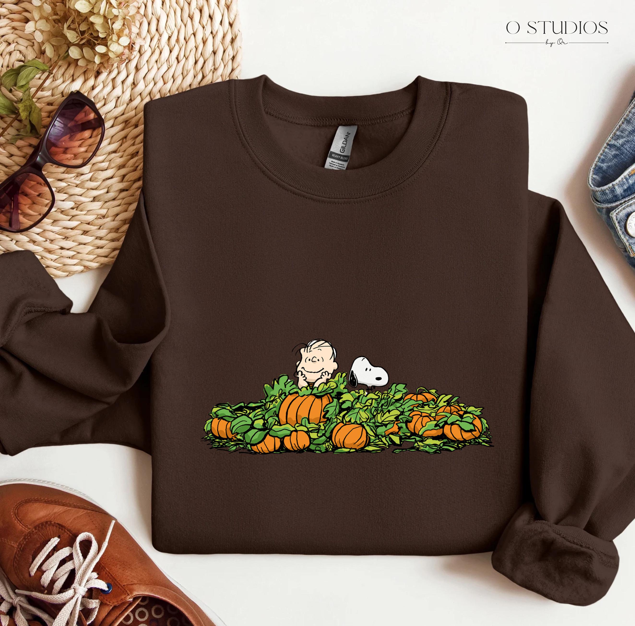Fall Snoopy Sweatshirt, Charlie Brown Sweatshirt, Snoopy Shirt, Snoopy ...