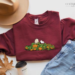 Fall Snoopy Sweatshirt, Charlie Brown Sweatshirt, Snoopy Shirt, Snoopy ...