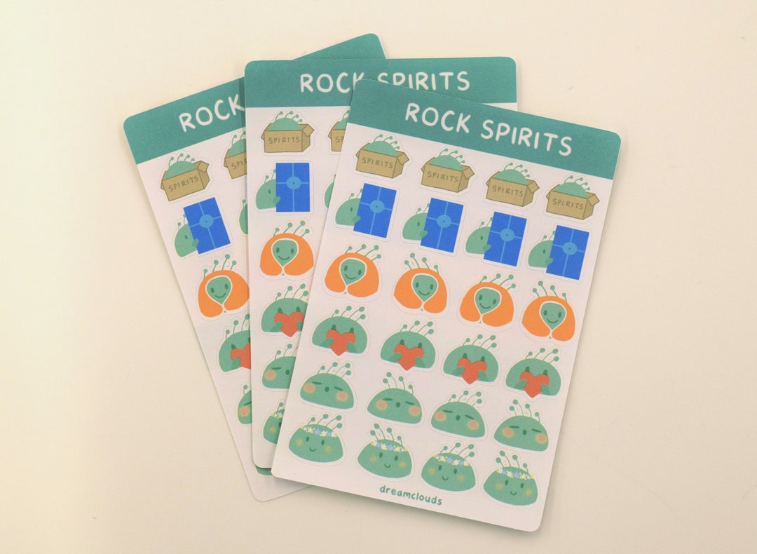 Maplestory Rock Spirit Sticker Sheet | Paper Matte Stickers | Sticker ...