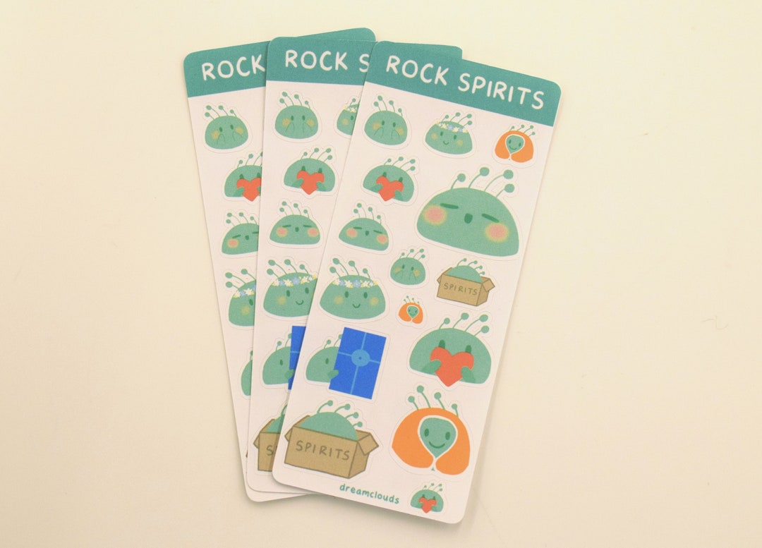 Maplestory Rock Spirit Sticker Sheet | Paper Matte Stickers | Sticker ...