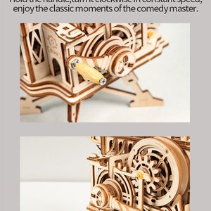 DIY 3D Hand Crank Film Projector Wooden Building Assembly Kit Toy - Etsy