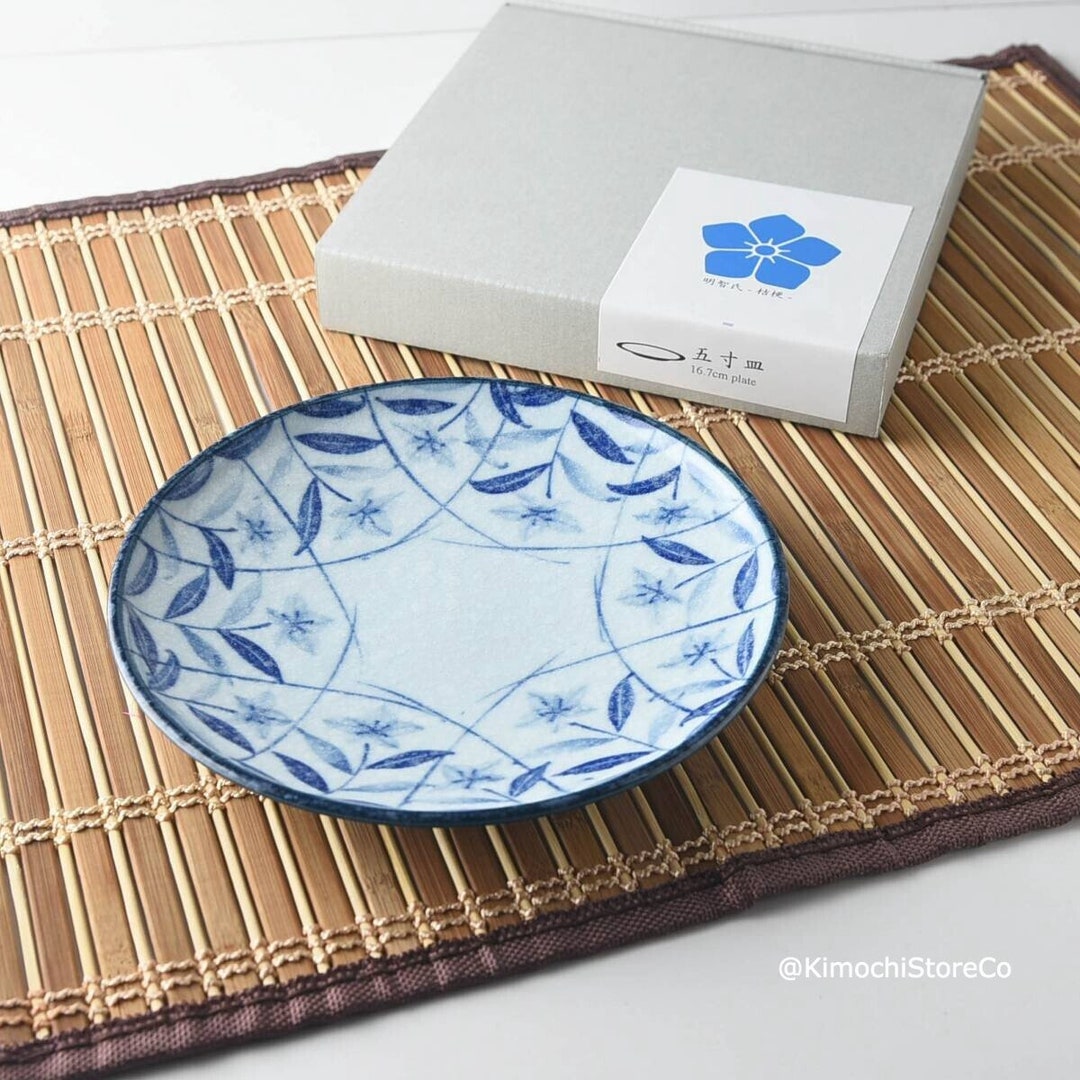 Japanese Bellflower Plate | Made in Japan Tableware | Ceramic Serving ...