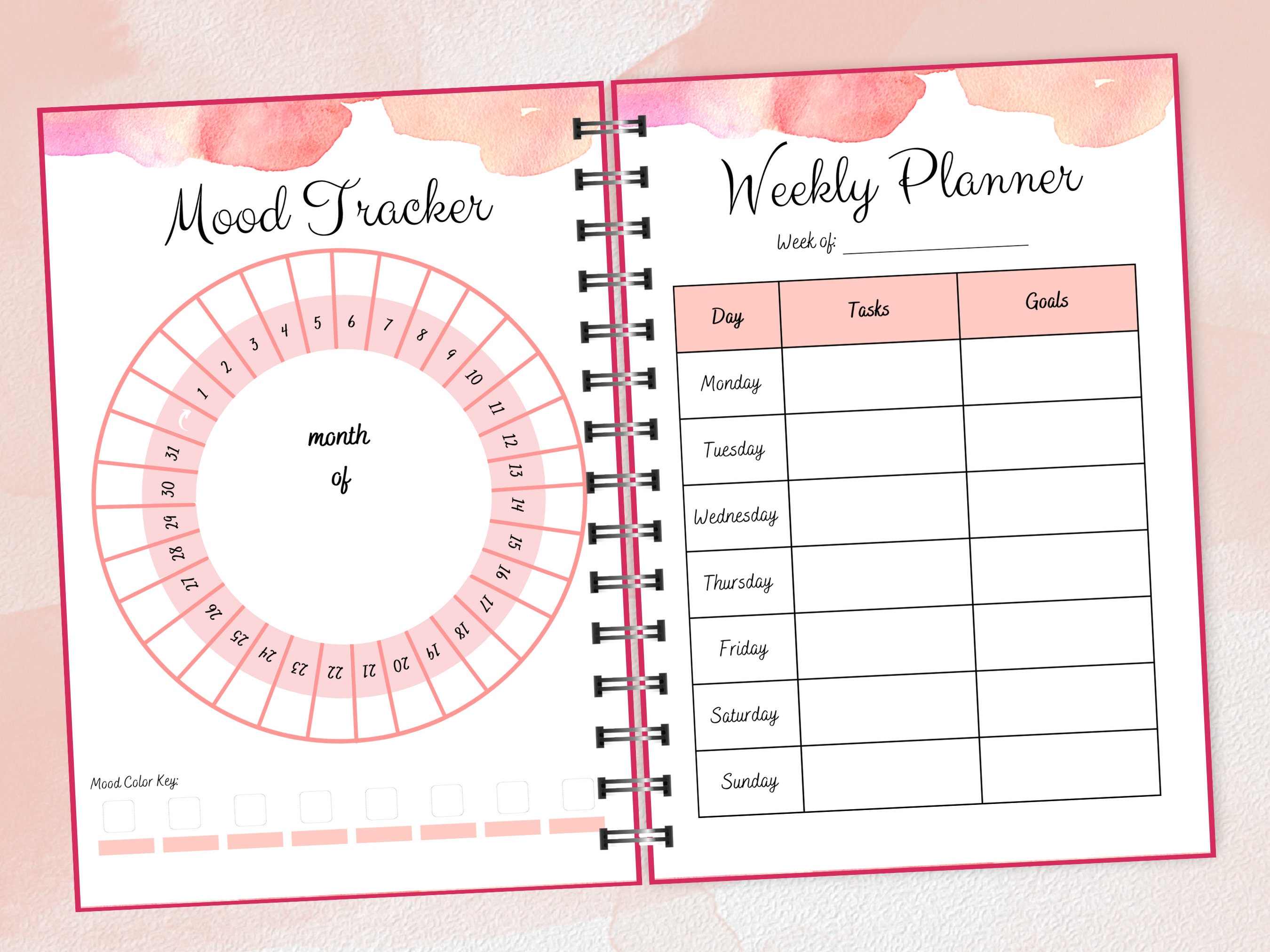 Printable Anxiety Journal, Mental Health, Self Care Journal, Anxiety ...