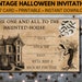 Vintage Halloween Printable Invitation Haunted House Invite - Etsy
