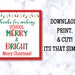 Printable Teacher Christmas Gift Tag, Thank You for Making School Merry ...