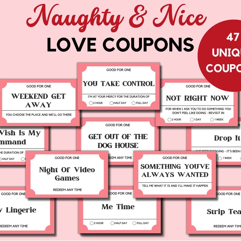 Sex Coupon Book For Her Etsy 2842