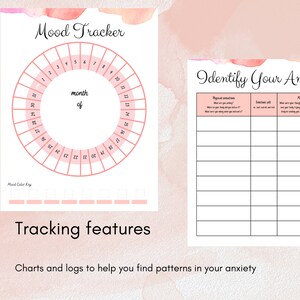 Printable Anxiety Journal Mental Health Workbook Self Care - Etsy