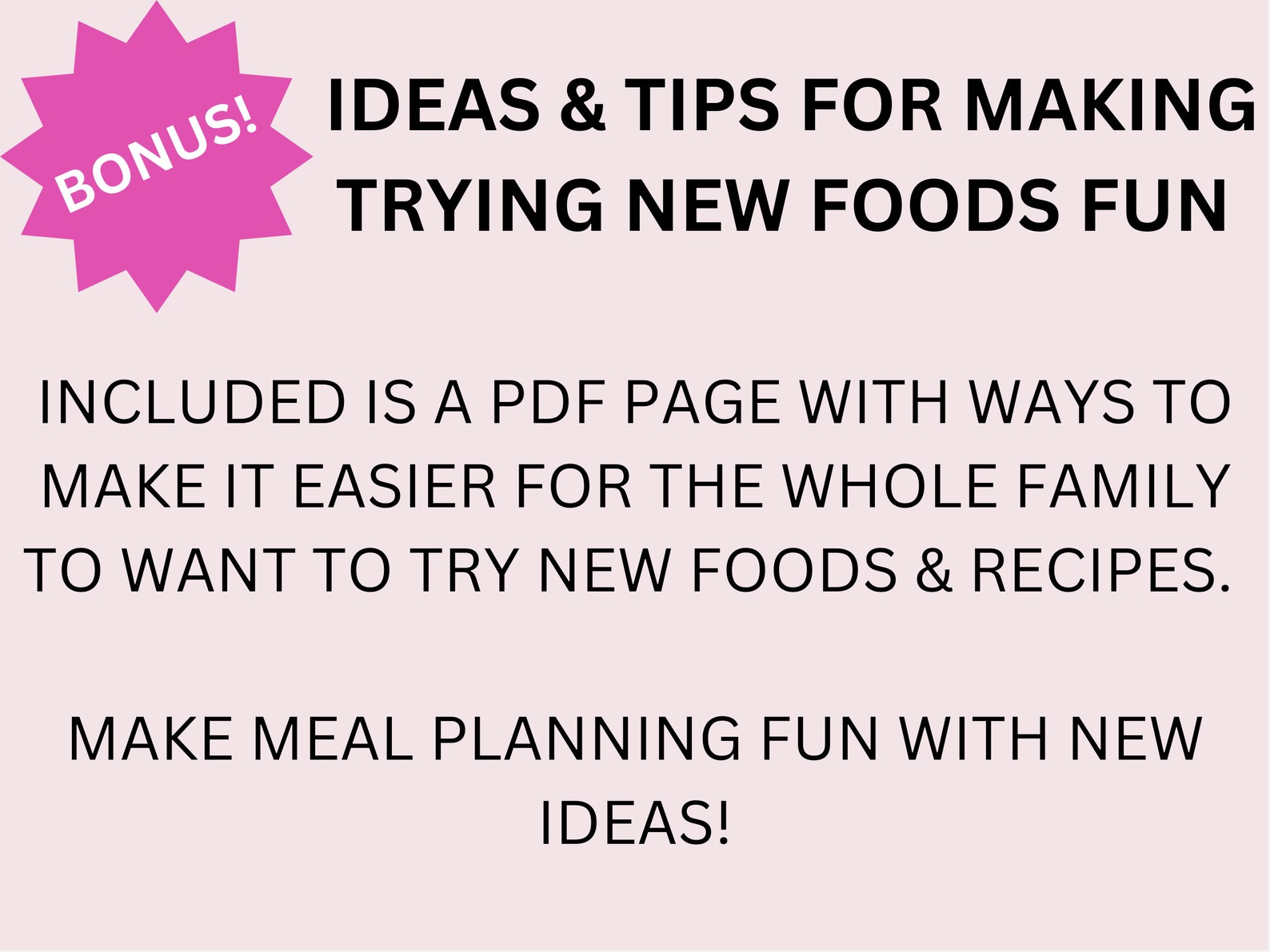 Rose Pink Meal Planner, Meal Prep, Meal Planning, Grocery List ...