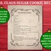 Editable Vintage Letter From Mrs Claus Template, A4 Size, Sugar ...