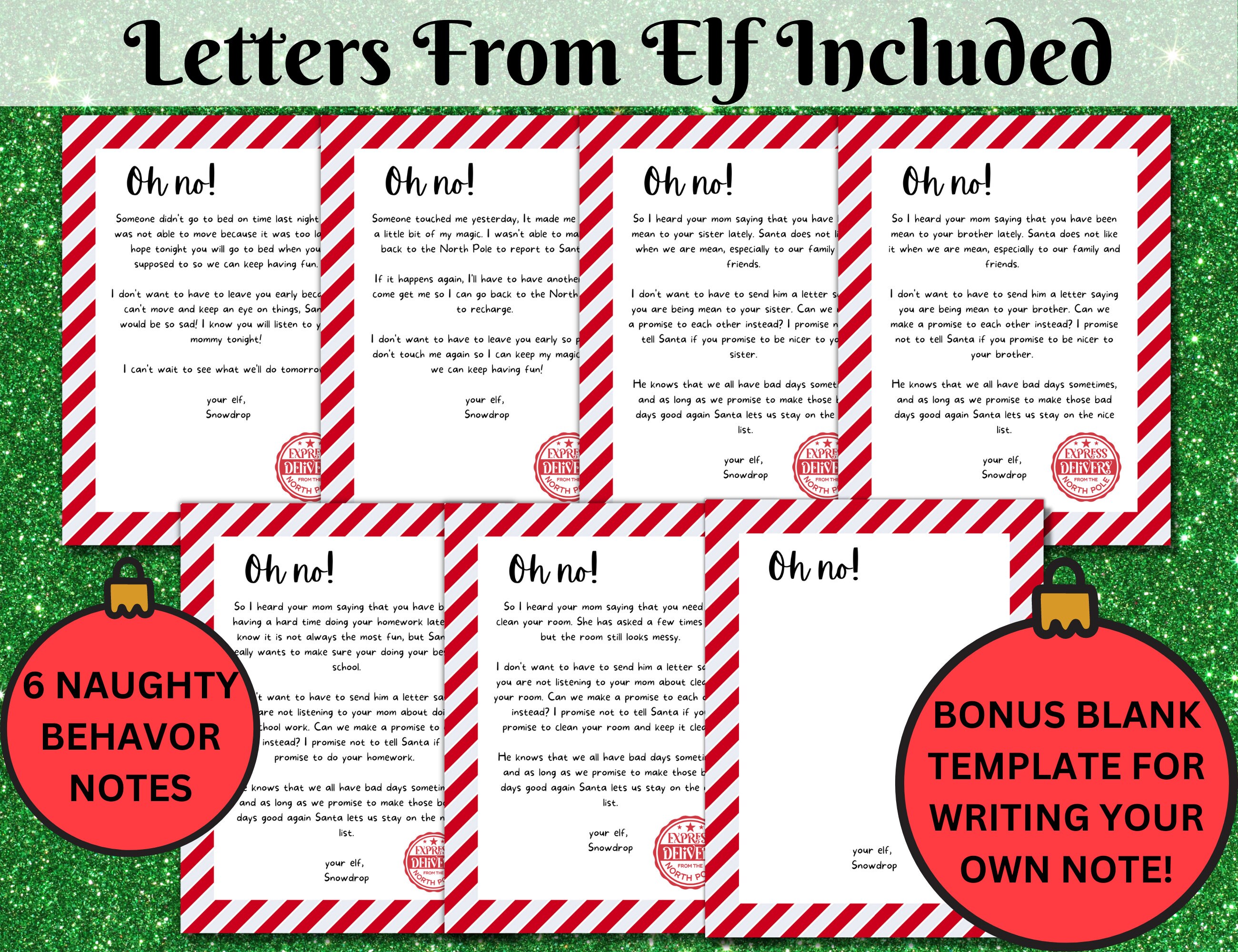 Printable Christmas Elf Kit, Elf Activity Kit, Easy Elf Ideas, Elf ...